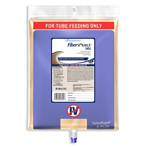 Fibersource® HN Tube Feeding Formula, Unflavored, 50.7 oz. Bag Ready t